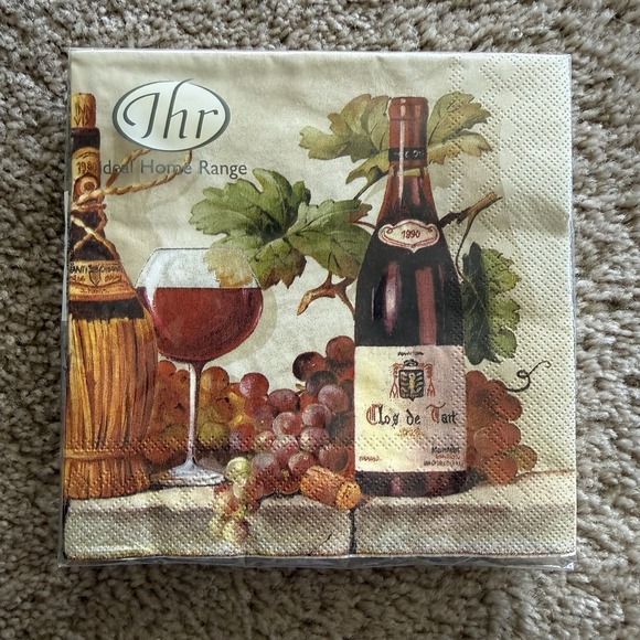 IHR | Party Supplies | Pinot Et Chianti Paper Lunch Napkins 2ct 3ply ...